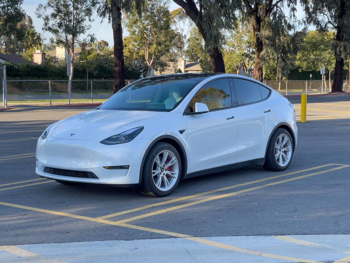 Model Y Spacers - 10/17mm on Tesla Factory 19" Gemini Wheels – MODEL+