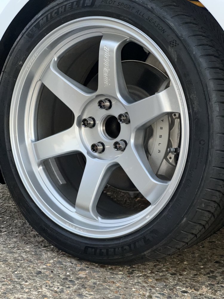 Diamond Silver 19x9.5 +28 Volk Racing TE37 Ultra M-Spec Wheel Set - Mo ...